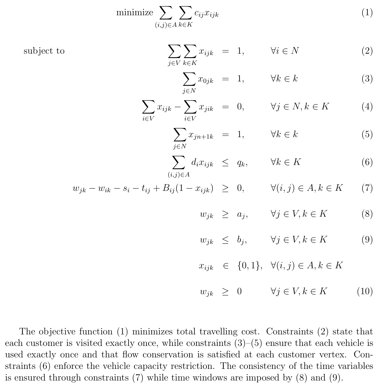 Solving Single Depot Capacitated Vehicle Routing Problem Using Column ... Solving Single Depot Capacitated Vehicle Routing Problem Using Column ...